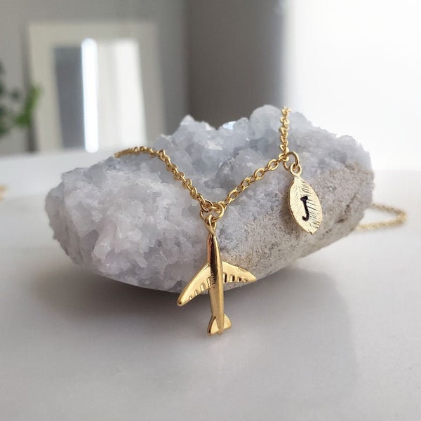 Airplane Necklace - Etsy