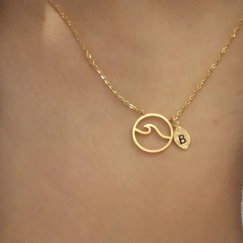 Wave Necklace - Etsy