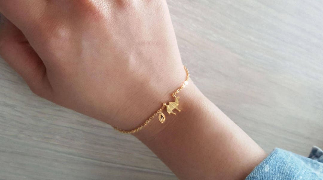 Delicate Petite Origami Camel Bracelets,delicate Camel Bracelet,unique ...