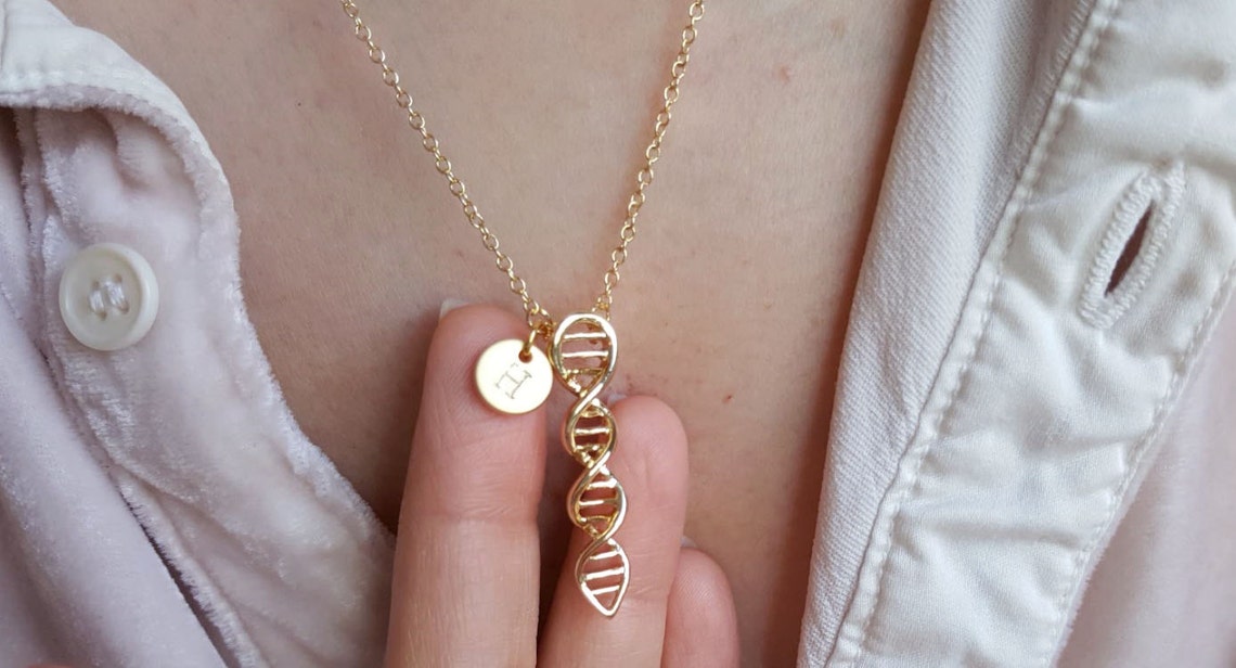 DNA Necklacedna Molecule Necklace Molecule Necklace - Etsy
