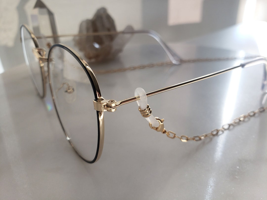 Gold Glasses Chain / Link Chain Sunglasses Chain, Bohemian Eyeglasses ...