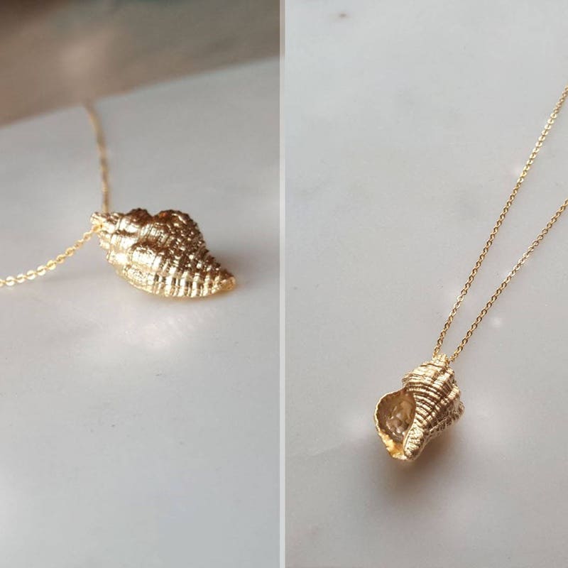 Sea Shell Necklace - Etsy