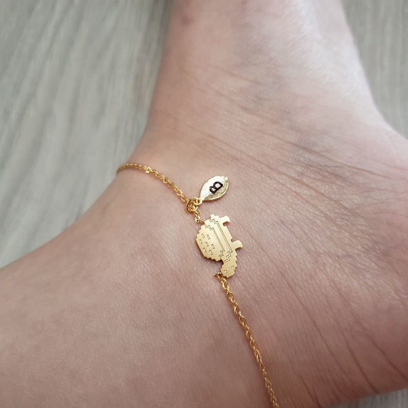 Turtle Anklet - Etsy