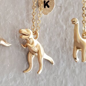 Triceratops, T-rex, Brachiosaurus Bracelet Dinosaur Jewelry Initial ...