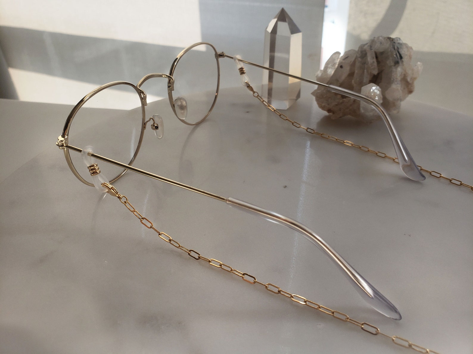 Gold Glasses Chain / Link Chain Sunglasses Chain Bohemian | Etsy