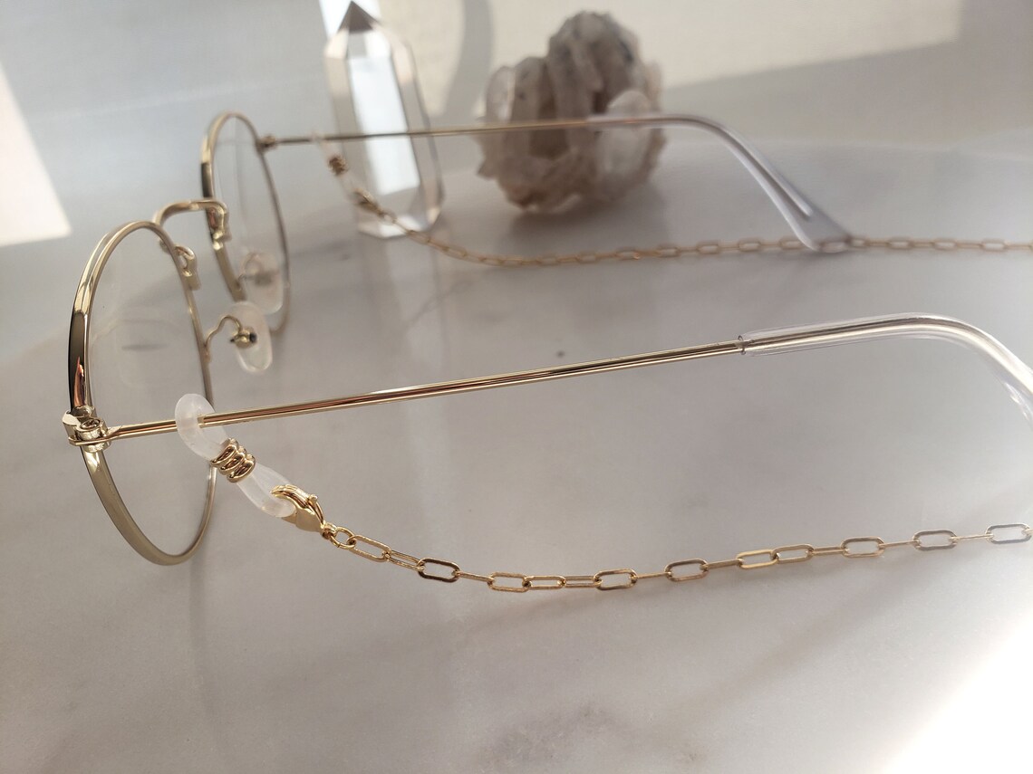 Gold Glasses Chain / Link Chain Sunglasses Chain Bohemian | Etsy