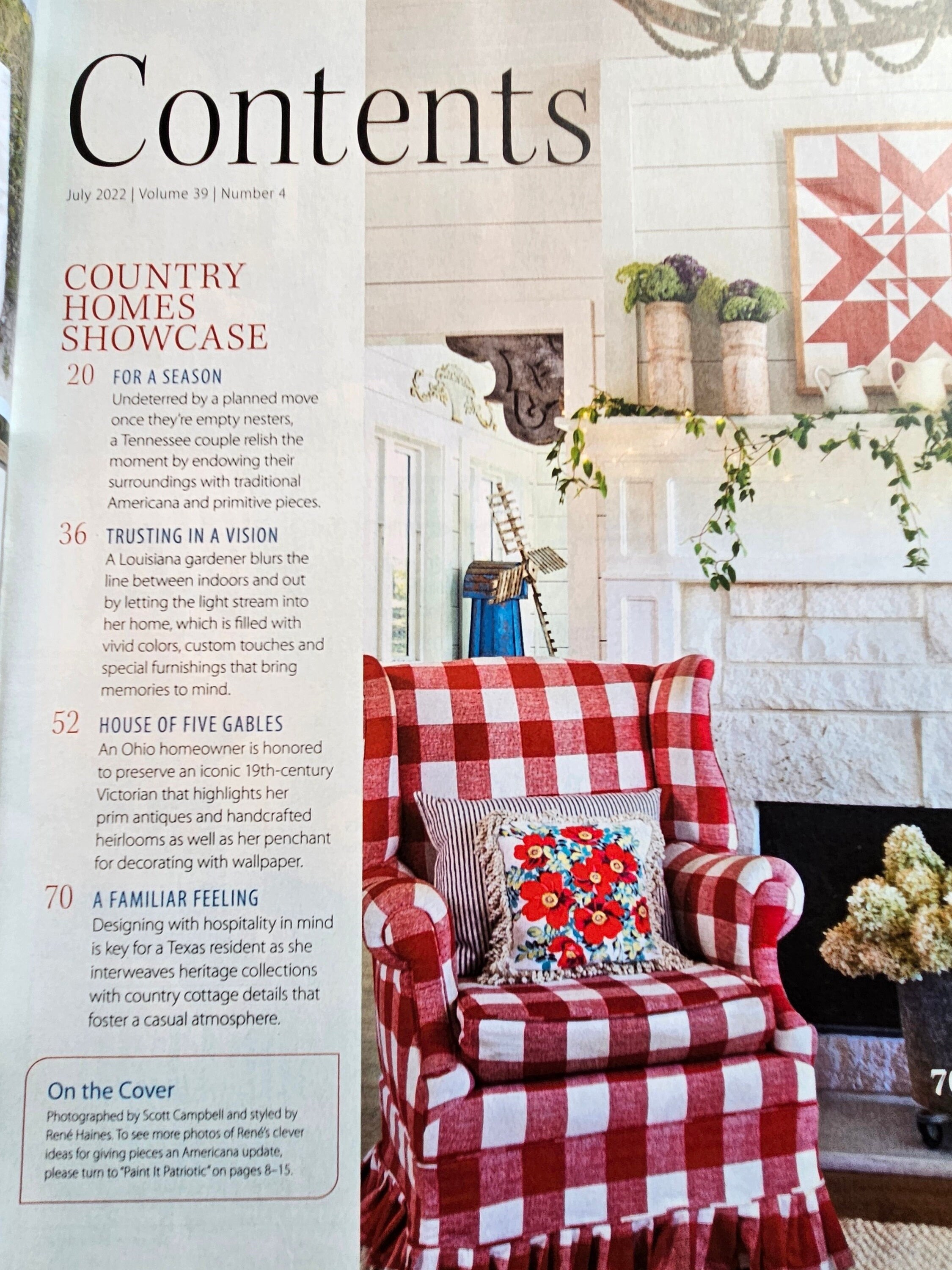 Country Sampler Sunny Salvaged Garden July 2022 - Etsy