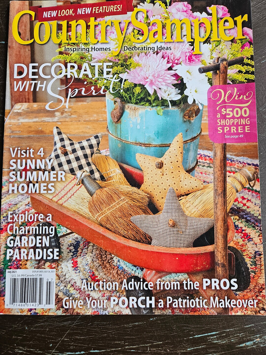 Country Sampler July 2021 Decorate With Spring - Etsy