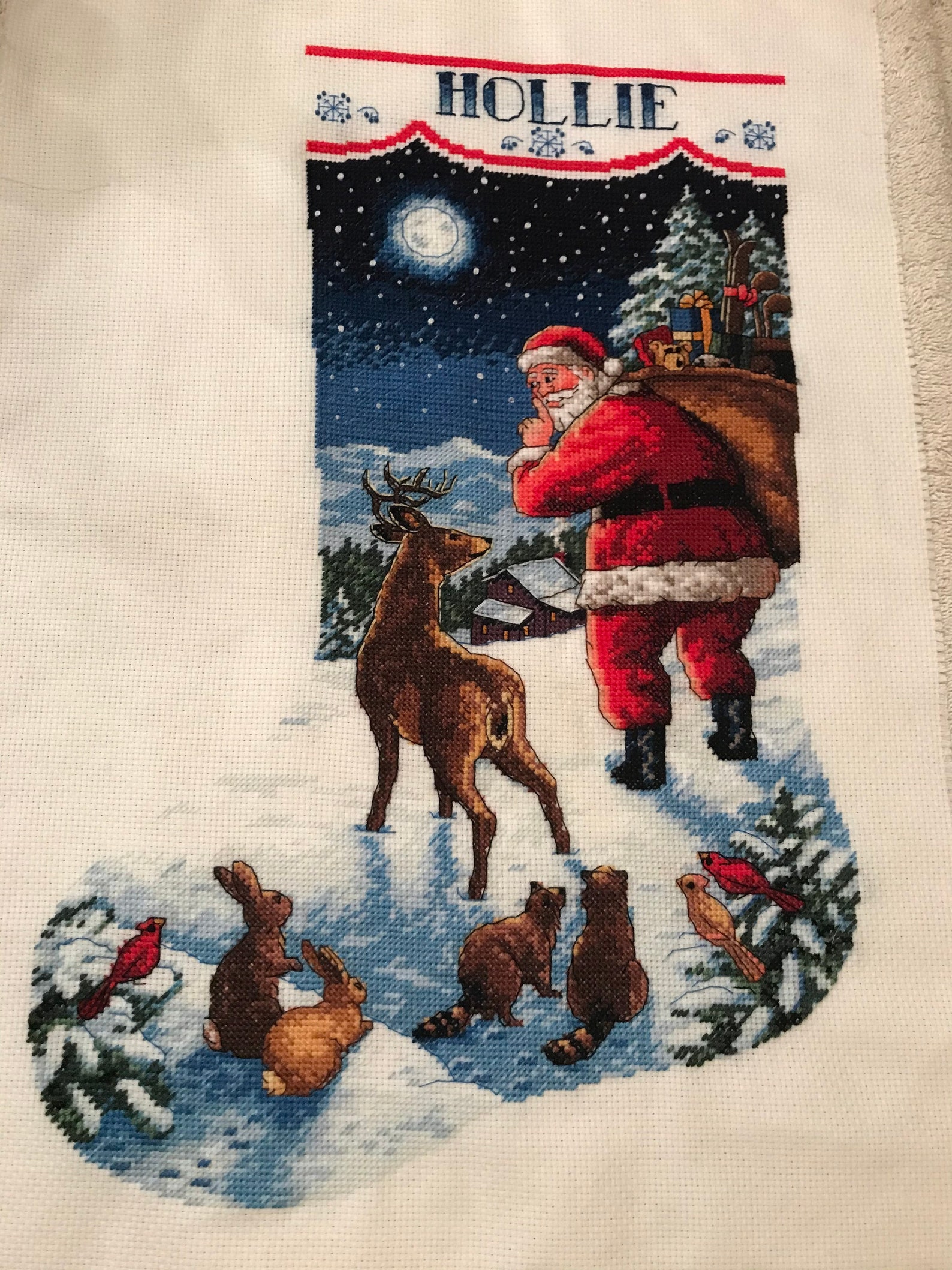 Custom Finished Cross Stitch - Etsy