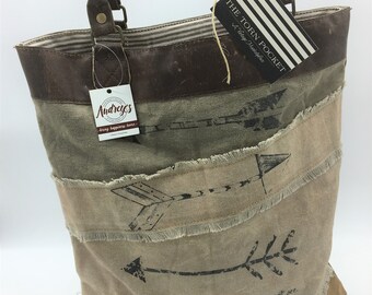 Rustic Tote Bag - Etsy