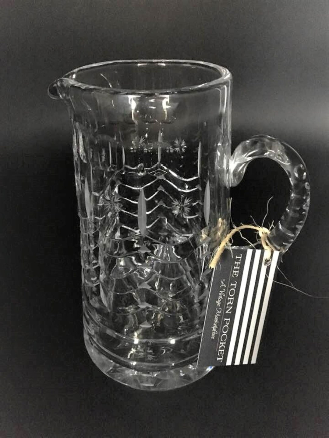 Vintage William Yeoward Crystal Pitcher Crystal Pitcher - Etsy