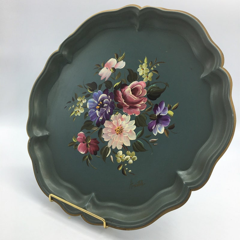 Antique Serving Tray - Etsy