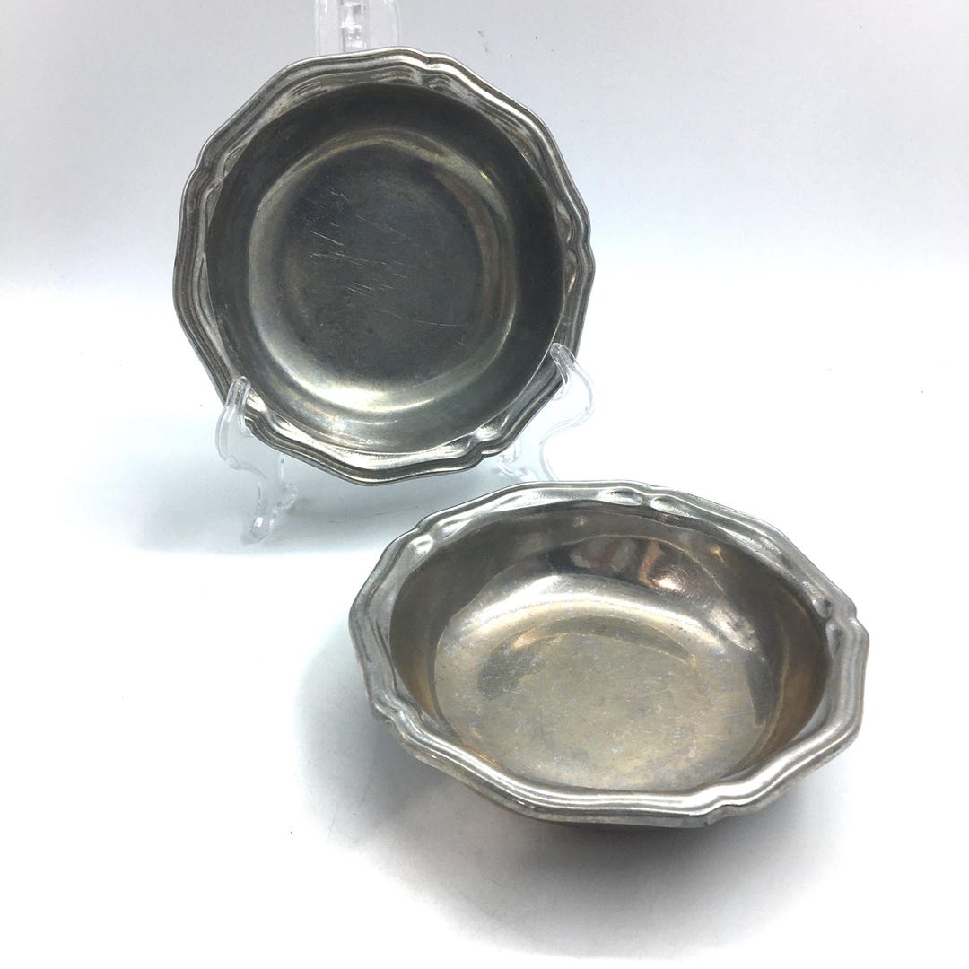 Vintage Wilton Pewter-style Bowls: Elegant Home Entertaining ...