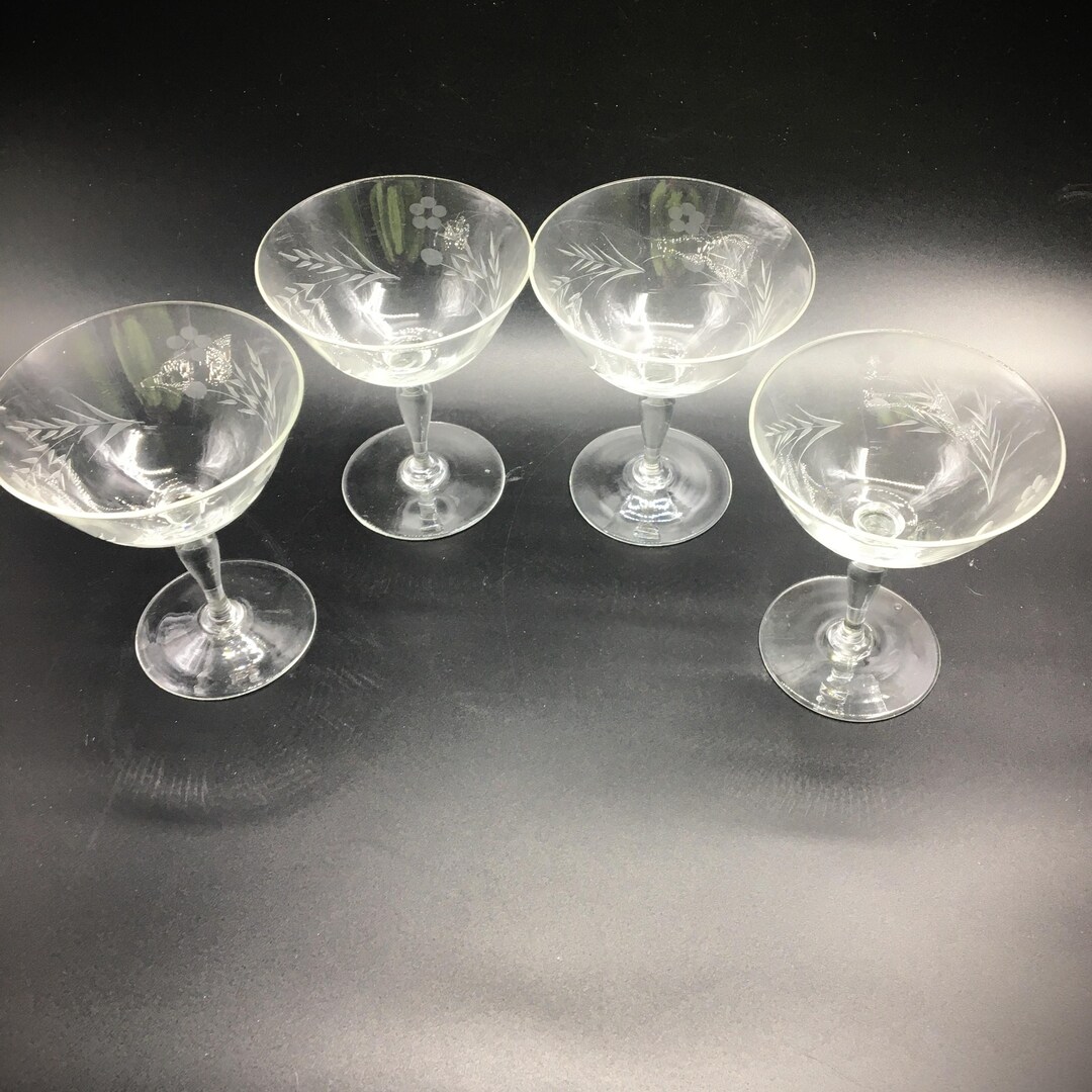Vintage Princess House Crystal Stemware Set: Elegant Wedding ...