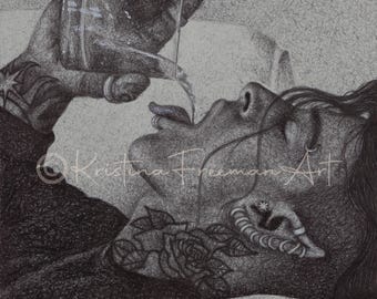 Ruhn Danaan Crescent City 8x10” Fine Art Giclee Print Gift SJM Fanart ...