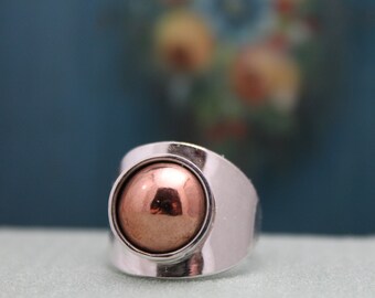 Copper Signet Ring - Etsy