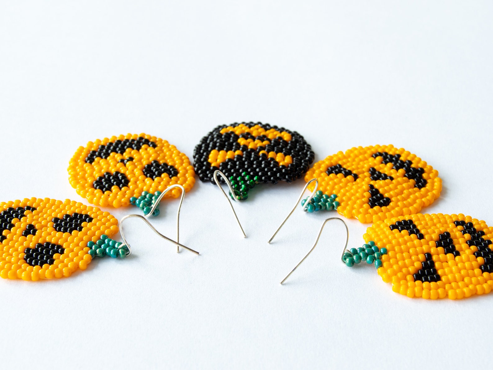Beading Pattern HALLOWEEN PUMPKIN Beading Tutorial Seed Bead - Etsy