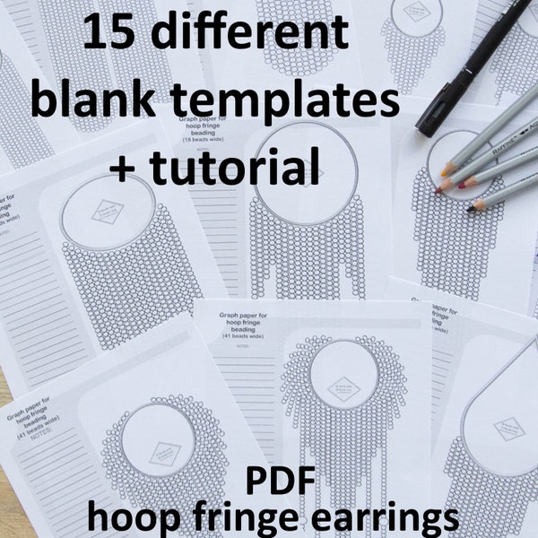 Paper Bead Hoop - Etsy