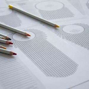 Bead Template, Hoop Fringe Beading Graph, Blank Templates Paper Graph ...