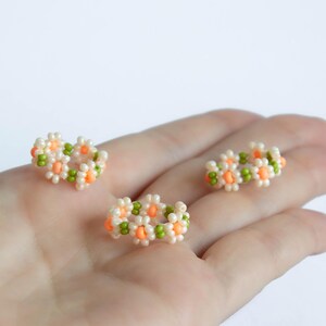 Daisy Chain Beaded Ring Tutorial, DIY Beadwork Jewelry, Easy Beginner ...
