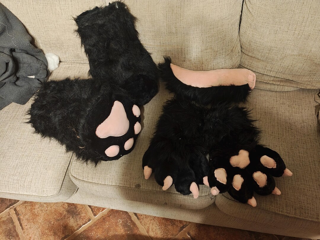 Hand Paws, Foot Paws and Tail - Etsy