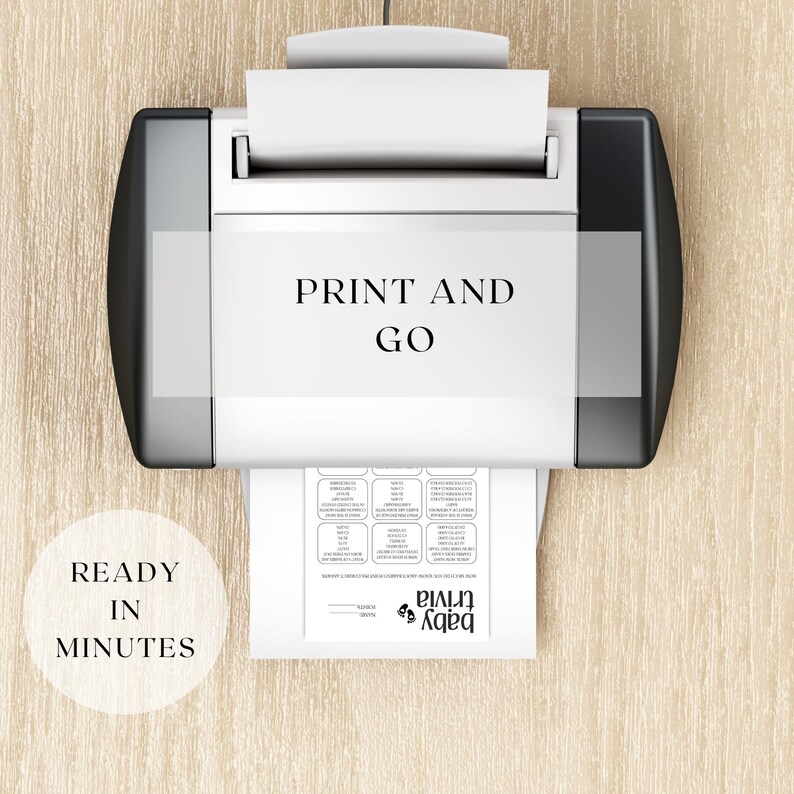 Fun Baby Shower Trivia Game - Printable Baby Shower Games and Trivia ...