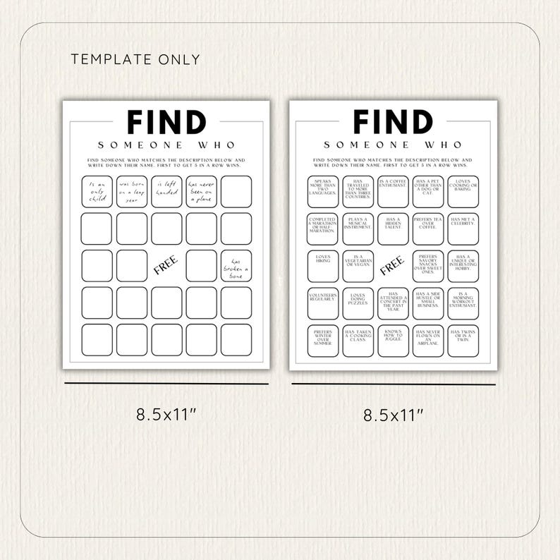 Workplace Bingo: Find Someone Who Game, Team Icebreaker (digital ...