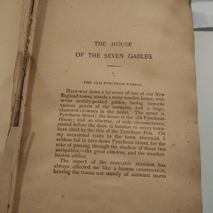 1st Edition the House of the Seven Gables - by Nathaniel Hawthorne ...