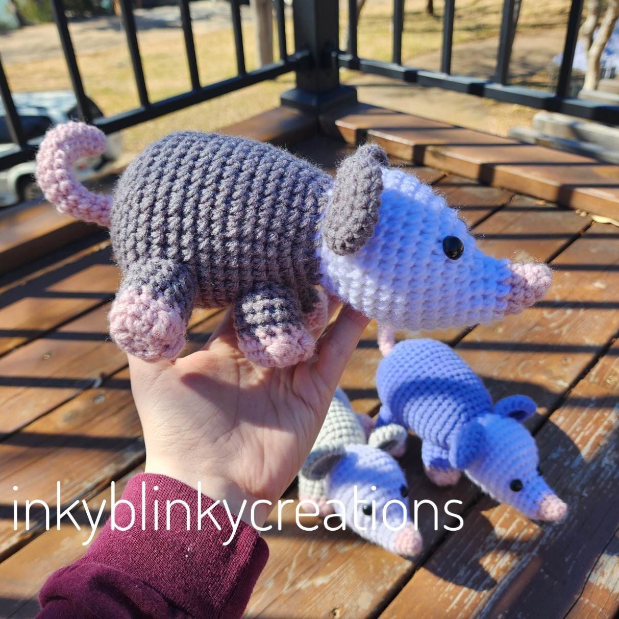 Pierce the Possum Crochet Pattern *PATTERN ONLY* - Etsy
