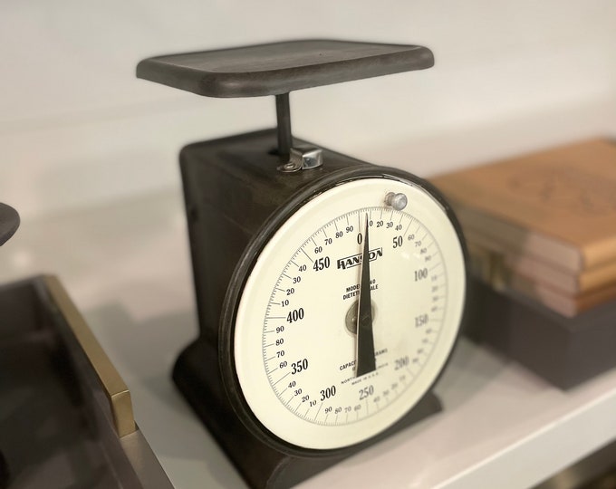 Antique Scale Vintage Scale Hanson Model 1440, 1950s, Black, Rustic ...