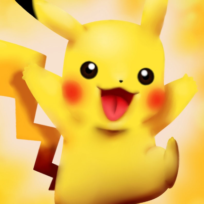 Pikachu Lightning Strike - Etsy