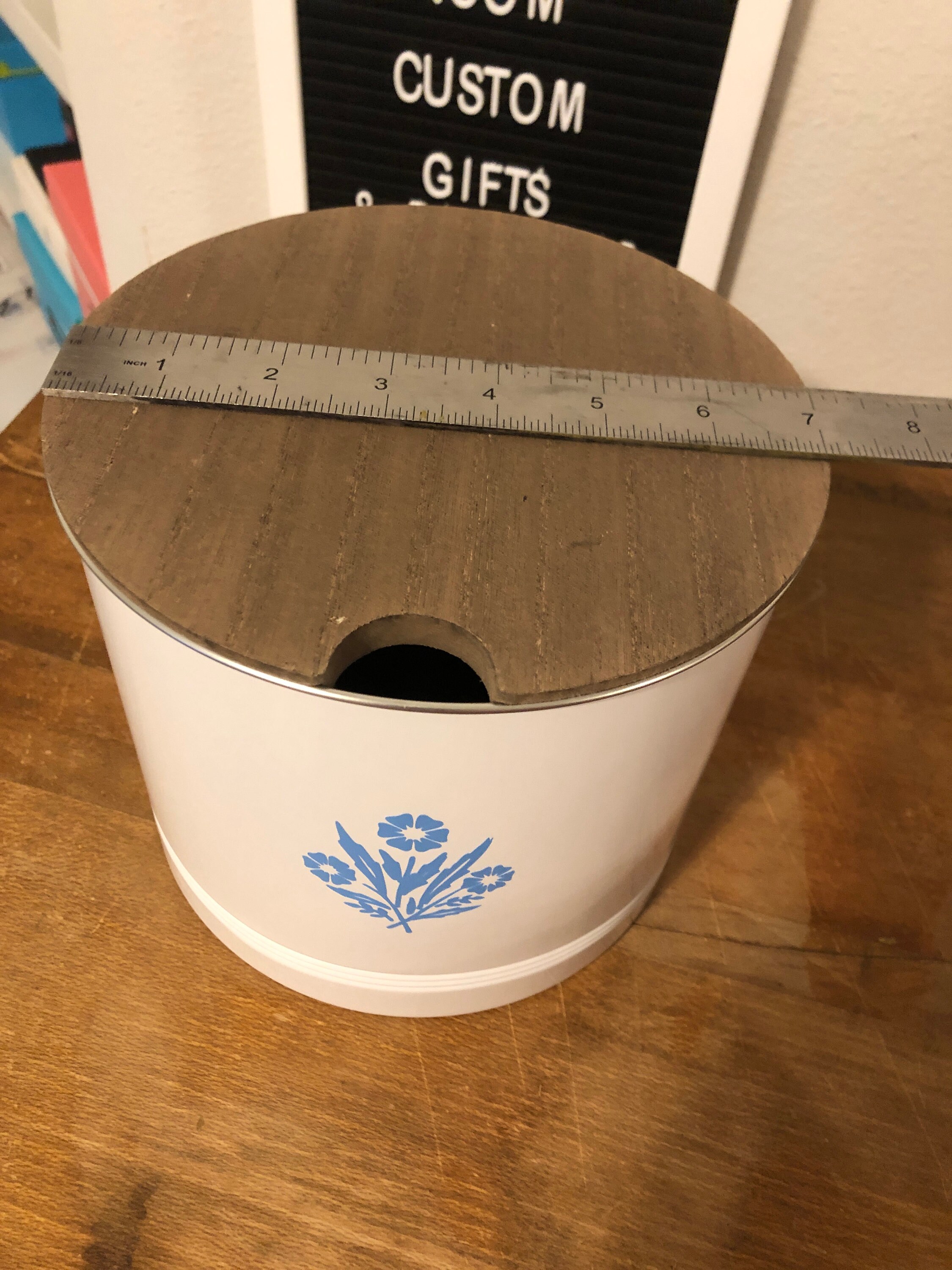 Corningware Corelle Blue Cornflower Pattern Inspired Cylinder | Etsy