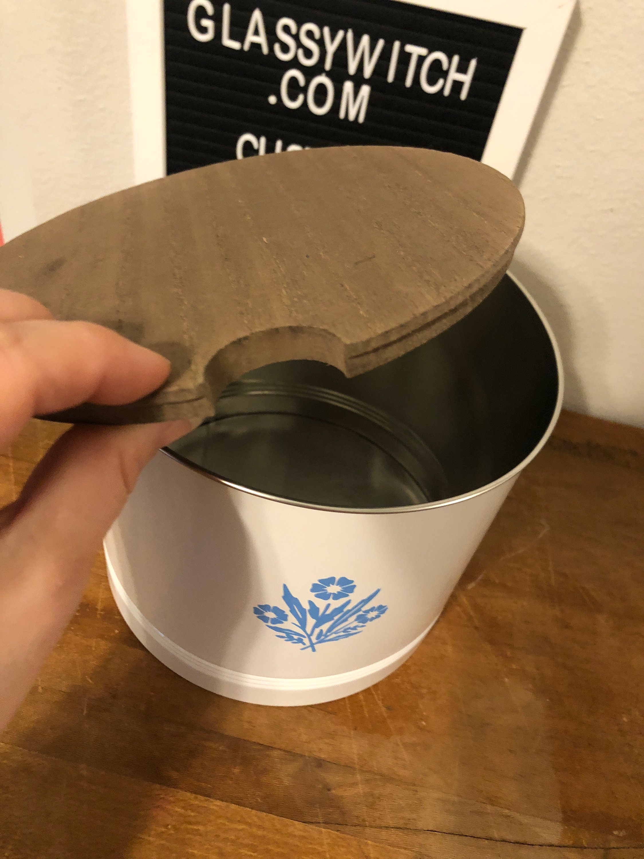 Corningware Corelle Blue Cornflower Pattern Inspired Cylinder - Etsy