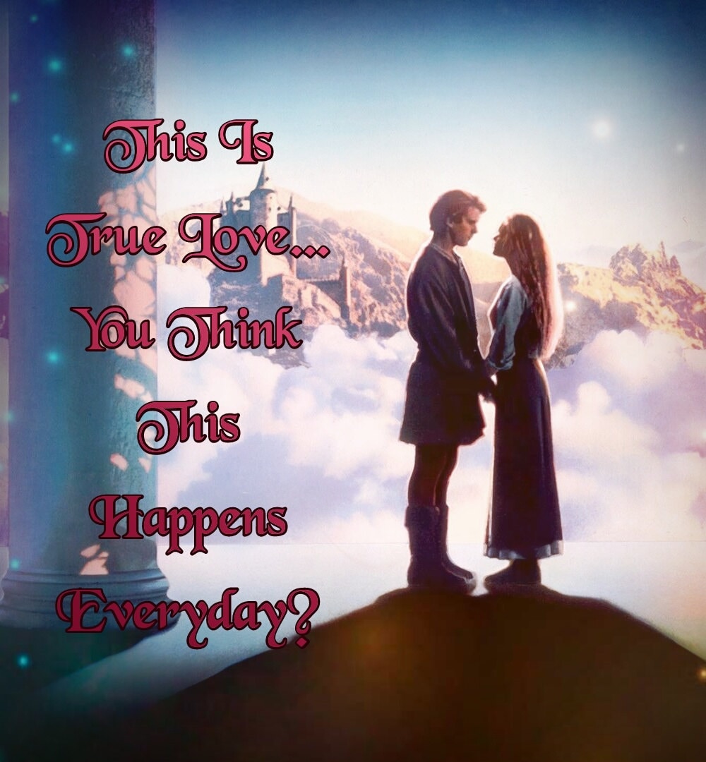 The Princess Bride This is True Love Do You Think This Happens Everyday ...