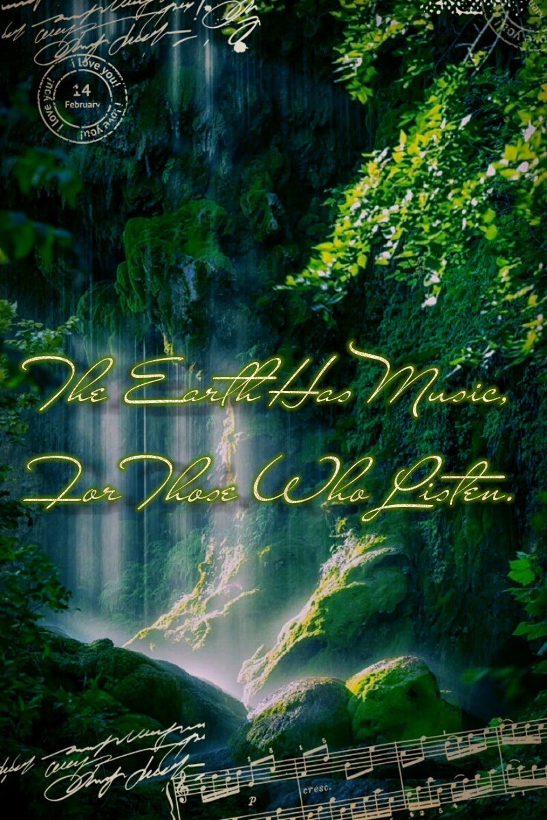 The Earth Has Music for Those Who Listen Digital Art Download Decor ...