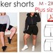 Plus Size Shorts Sewing Pattern - Etsy