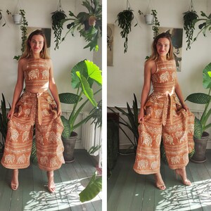 Flowy Beach Pants Pattern, Skirt-pants, Pdf Instant Download, Easy Sew ...