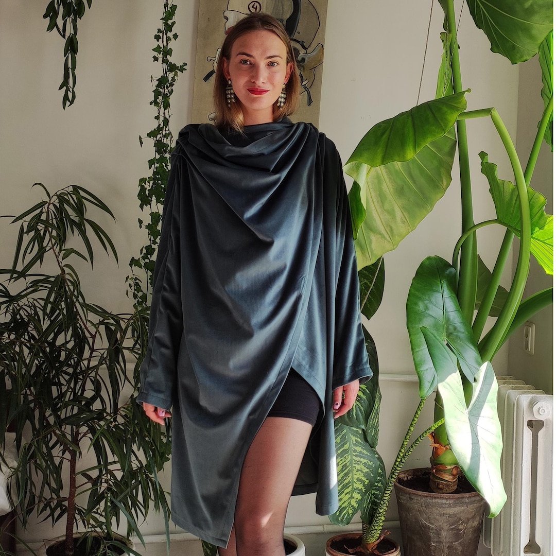 Oversized Overcoat Sewing Pattern: Wide Collar Costume Coat (PDF ...