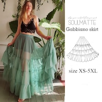 Chiffon Skirt - Etsy