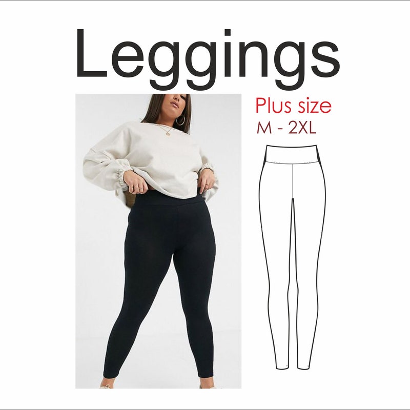 Plus Size Leggings - Etsy