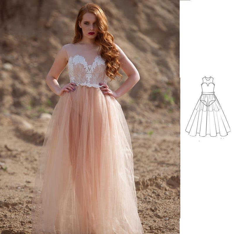 Formal Dress Pattern - Etsy