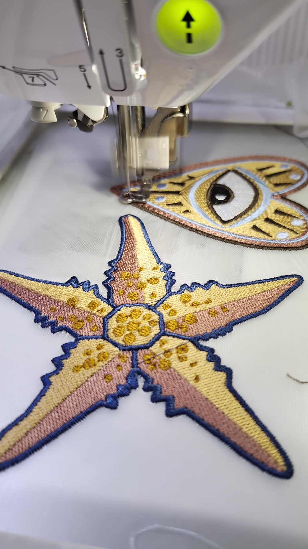 Starfish Embroidery Design: Nautical Sea Star Pattern (digital Download ...