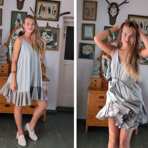 Projector File Sun Dress - Circle Cut Dress, Maxi Ruffle Dress, V ...