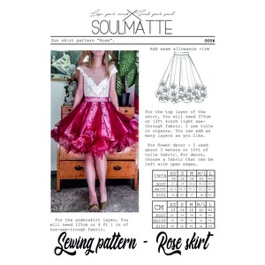 Digital Skirt Pattern, Wide Evening Skirt Pattern Sun Skirt Bellow the ...