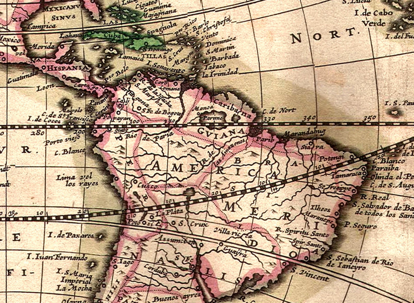 Vintage World Map 17th Century Ancient Roll Down Canvas Map - Etsy