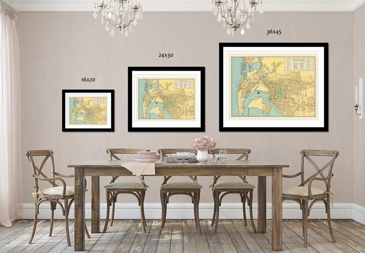 Hebrew World Map Vintage Poster Print on Matte Photo Paper | Etsy