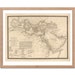 Hebrew World Map Vintage Poster Print on Matte Paper Decorative Antique ...