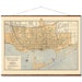 Toronto Canada Map Vintage City Map on Ready to Hang Roll Down - Etsy