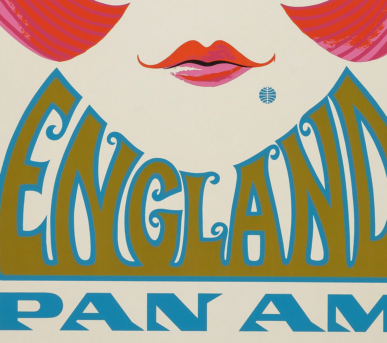 Pan Am England Art Poster Vintage Illustrations Decorative - Etsy