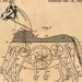 Mechanical Horse Patent Vintage Illustrations Ready to Hang - Etsy
